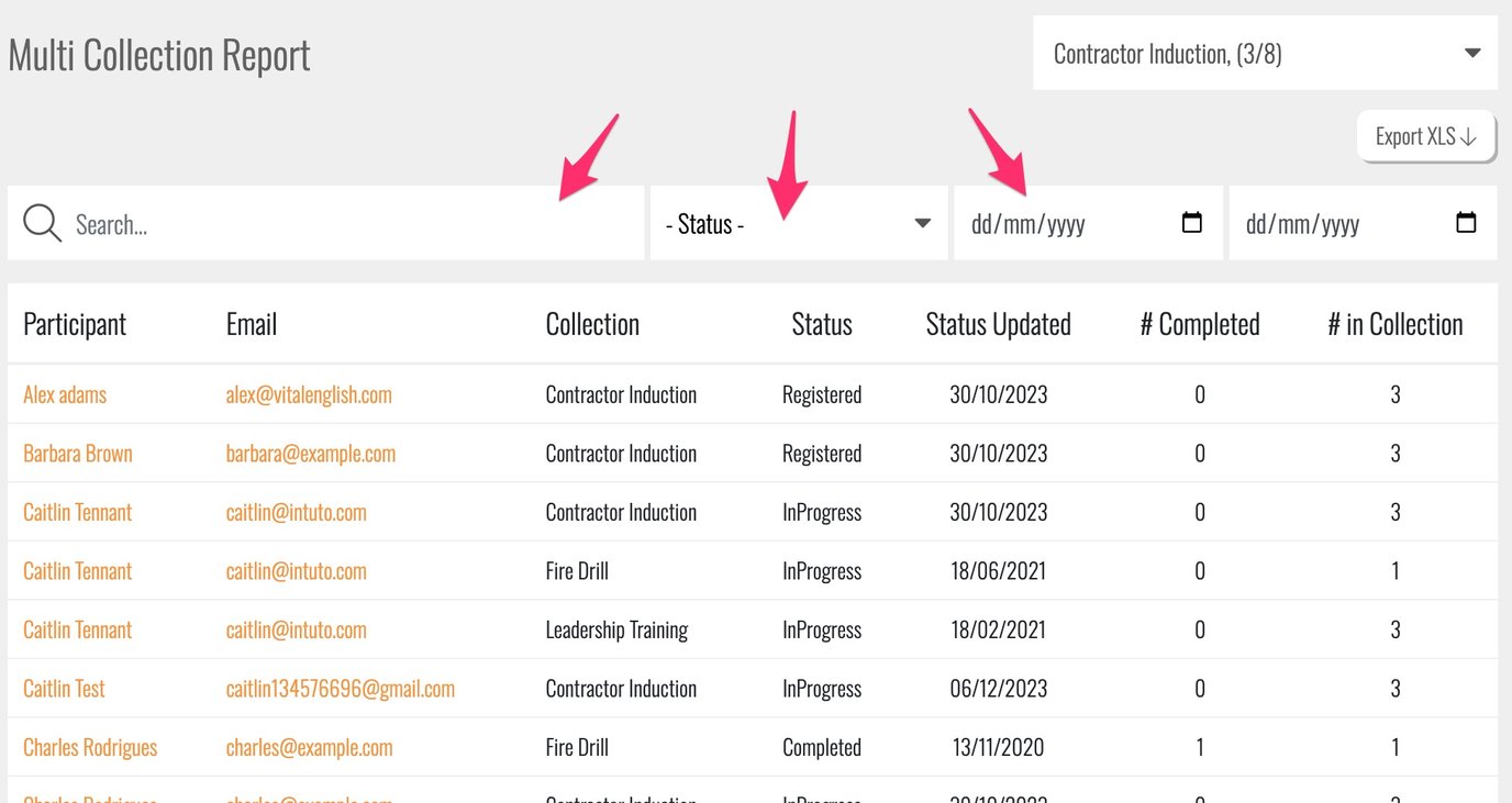 Multi Collection Reports
