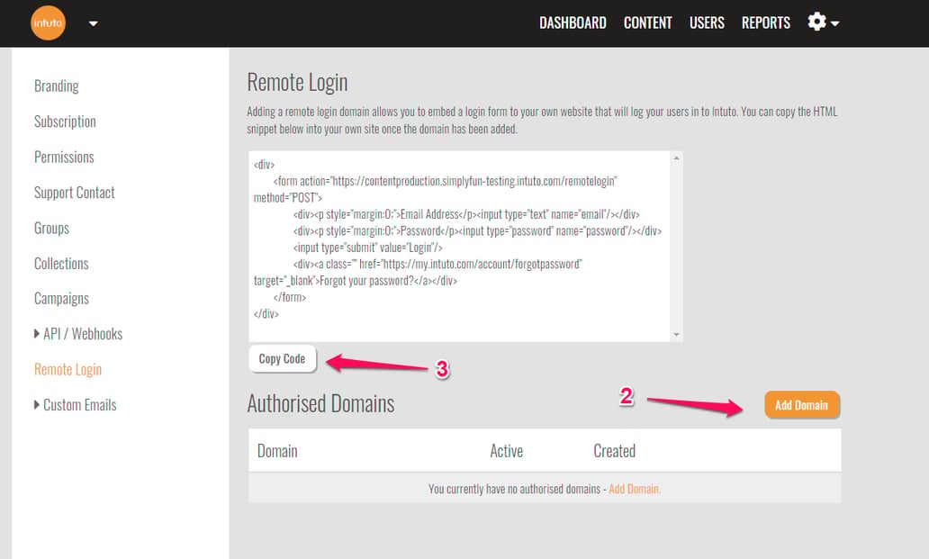 Remote login/login box