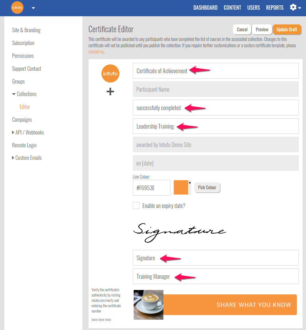 How do I add a Certificate?