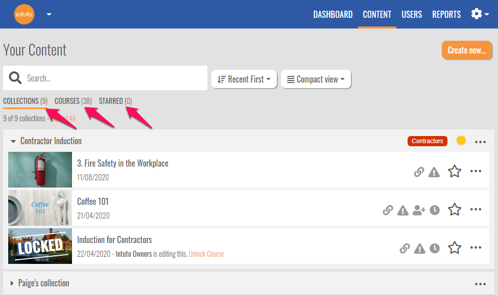 Seeing Collections as a User