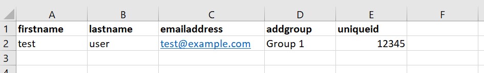 How to do a Bulk Upload