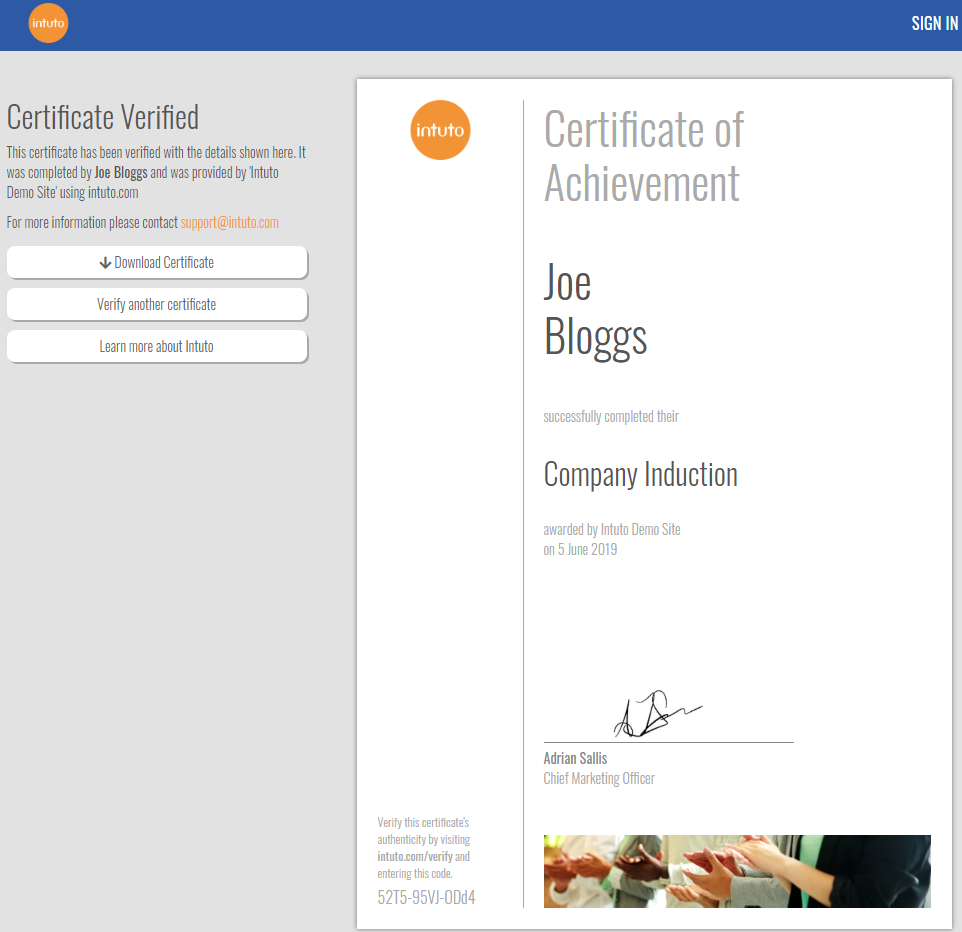 How to verify a certificate's authenticity