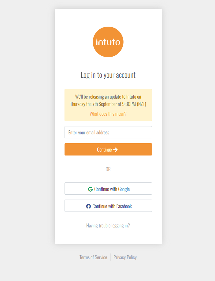 How do Intuto system updates work?