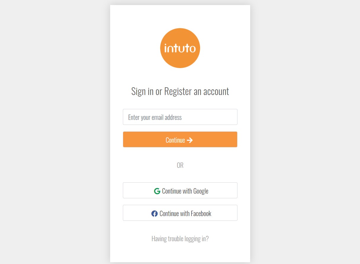 How to log into Intuto